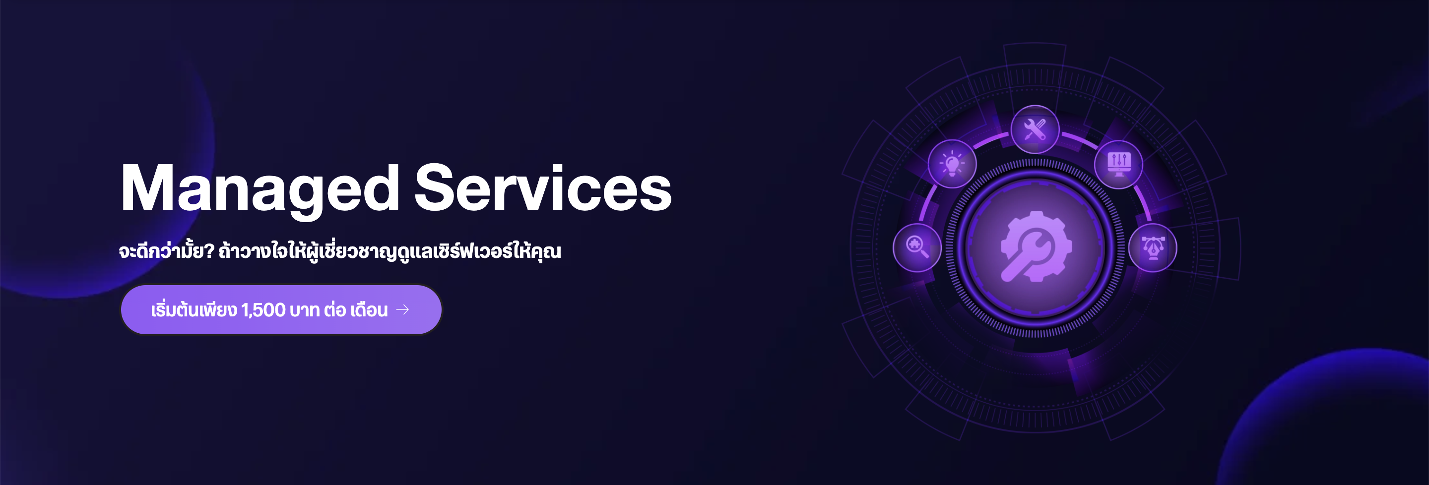 IT&Server Managed Services คุ้มค่าประหยัดค่าใช้จ่าย 20% 24/7